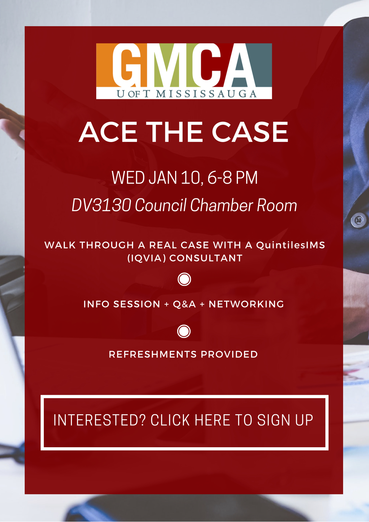 GMCA UTM Event: Ace the Case – GMCA